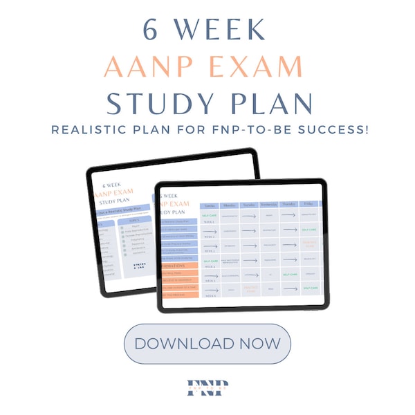 6 Weeks Study Plan - Etsy