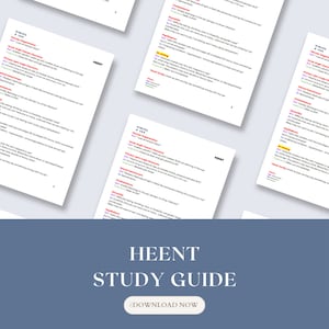 HEENT Study Guide FNP Aanp Ancc Exam 4 Pages - Etsy