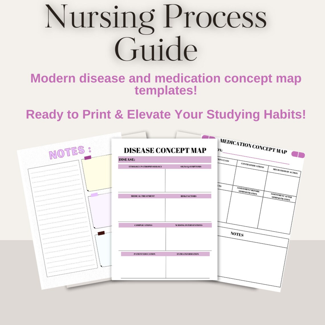 Nursing Student Guide | College Planner Tracker | Nursing Guide | Pass ...