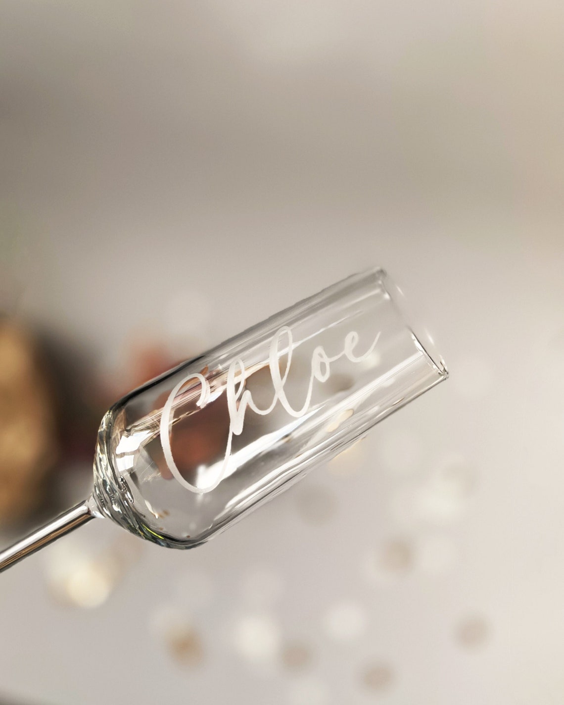 Personalised Engraved Champagne Flute Etched Wine Glass - Etsy