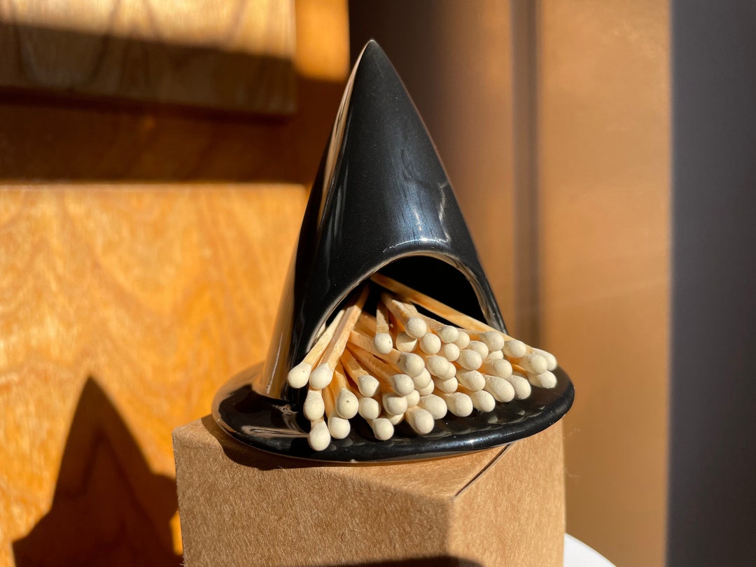 Witch Hat Match Holder Striker Witch Altar Gifts for Goths Witchy Gifts ...