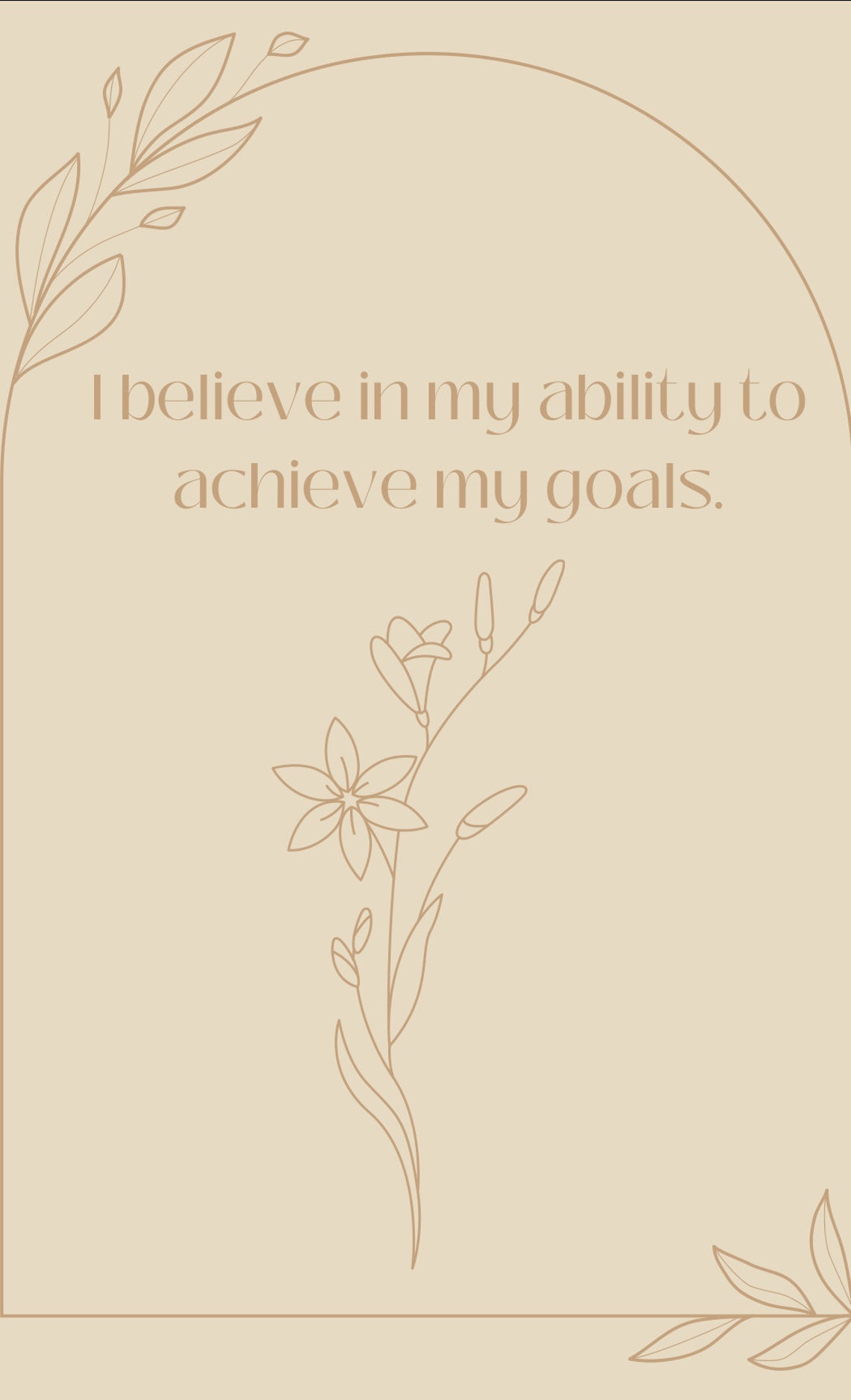 50 Minimalist Affirmation Cards, Positive Quote Flash Cards ...