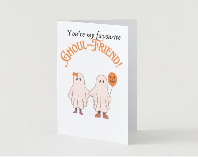 Halloween Printable Card Ghost Card Funny Card for Her Him Images PDF ...