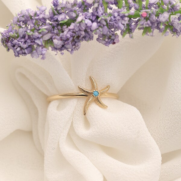 Starfish Ring - Etsy