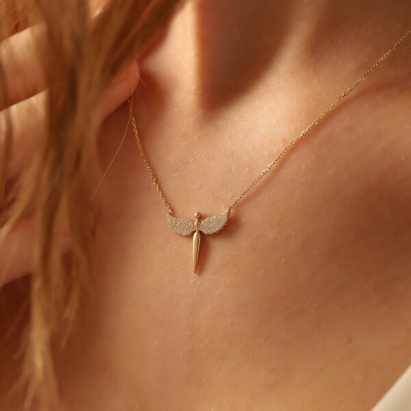 Angel Necklace - Etsy