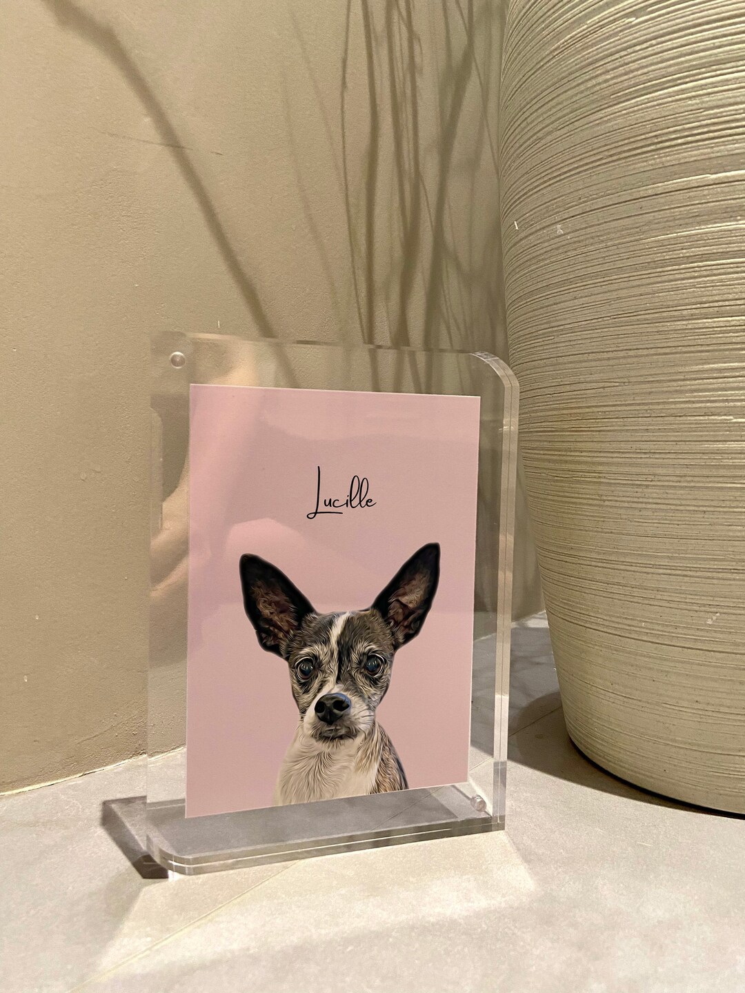 Acrylic Glass Photo Frame Block, Custom Acrylic Block Photo, Crystal ...