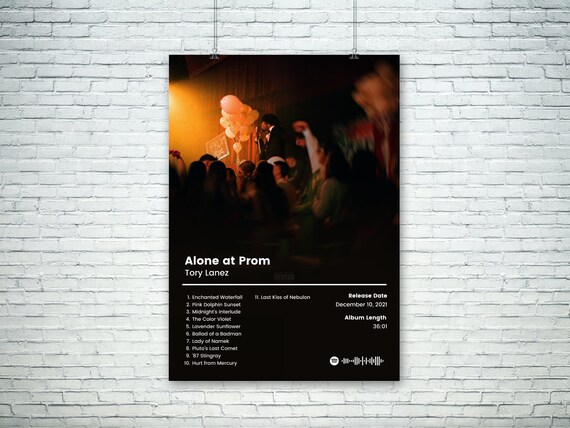 Tory Lanez Poster / Alone at Prom Poster / Tory Lanez Alone at - Etsy