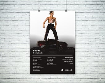 Travis Scott Poster Rodeo - Etsy