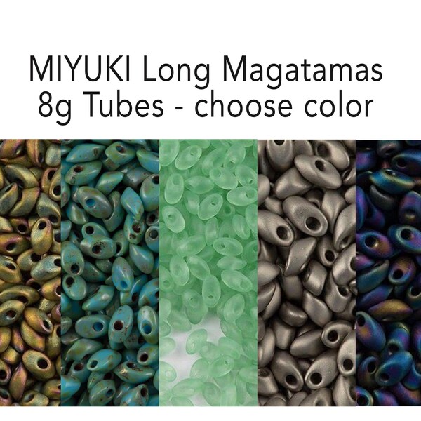 Long Magatama Beads - Etsy