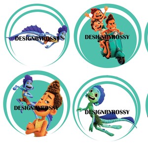 24 Luca Printable Digital Download | Printable Cupcake Toppers | Luca ...