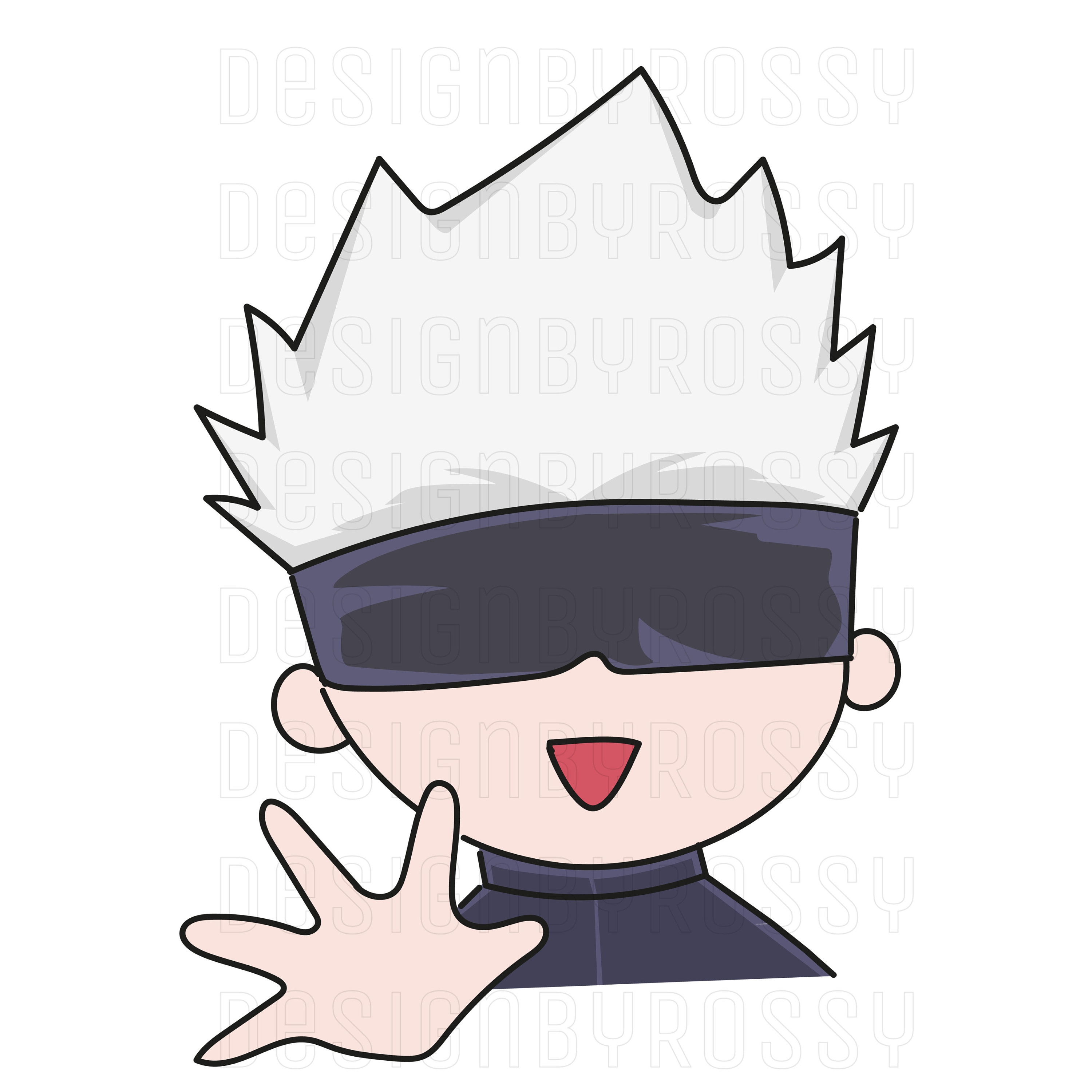 Gojo Satoru Sublimation| Jujutsu Kaisen PNG |jujutsu Kaisen Sublimate ...