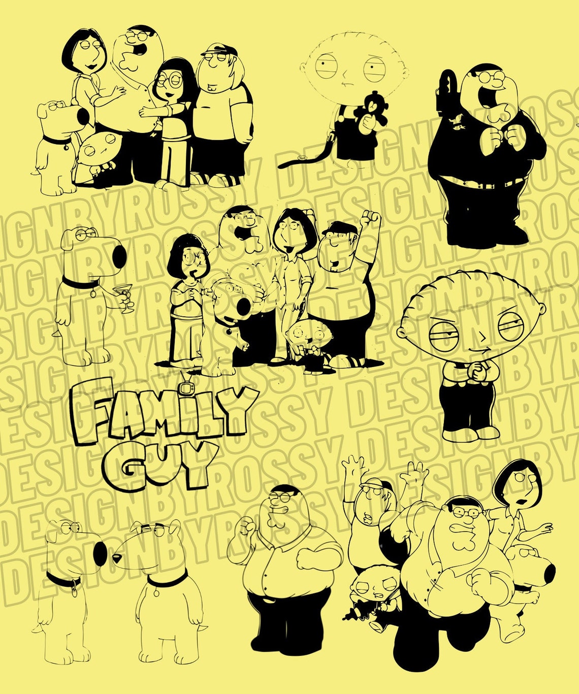 15 Family Guy Digital Art Png Sublimation |family Guy Png|family Guy ...