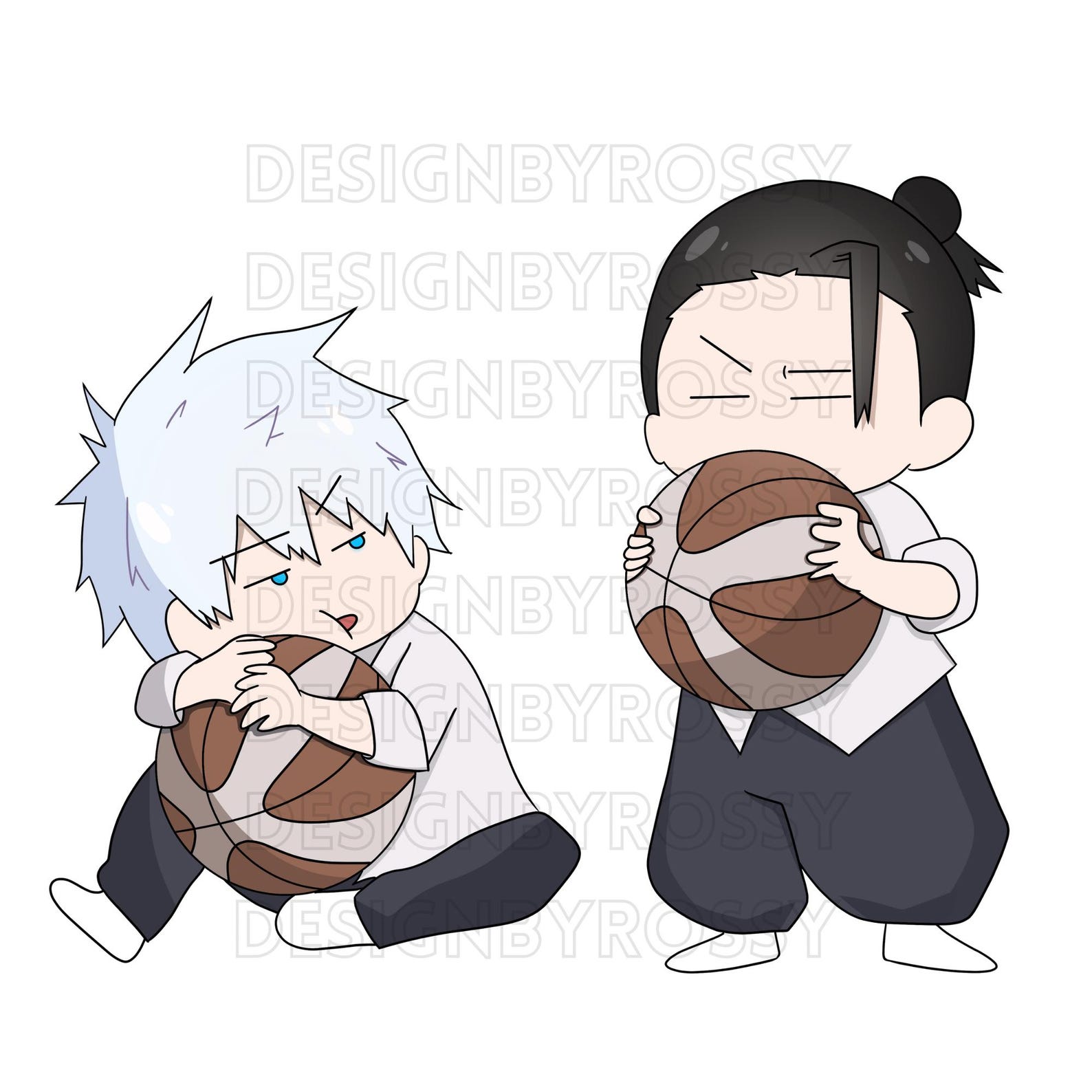 Gojo and Geto Printable Digital Download High Quality | Png & Svg ...