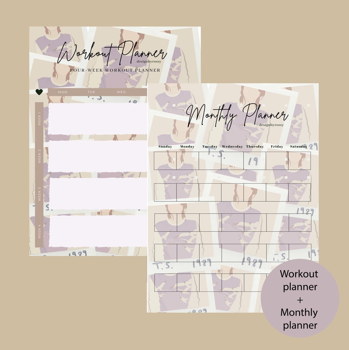 Taylor Swift 1989's Printable Plannerplanner Template - Etsy