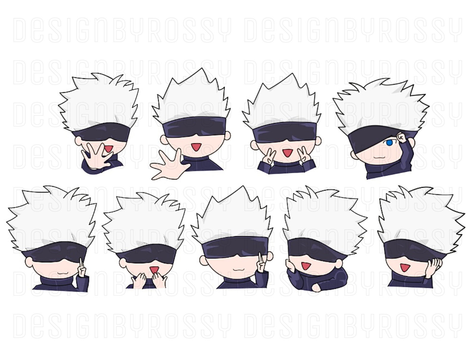 Gojo Satoru Sublimation| Jujutsu Kaisen PNG |jujutsu Kaisen Sublimate ...
