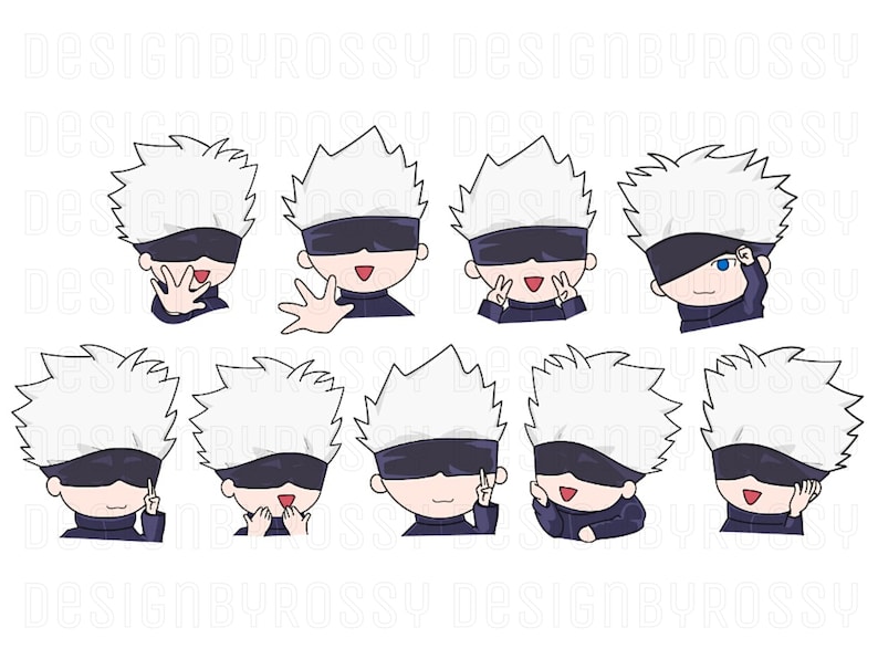 Gojo Satoru Sublimation| Jujutsu Kaisen PNG |jujutsu Kaisen Sublimate ...