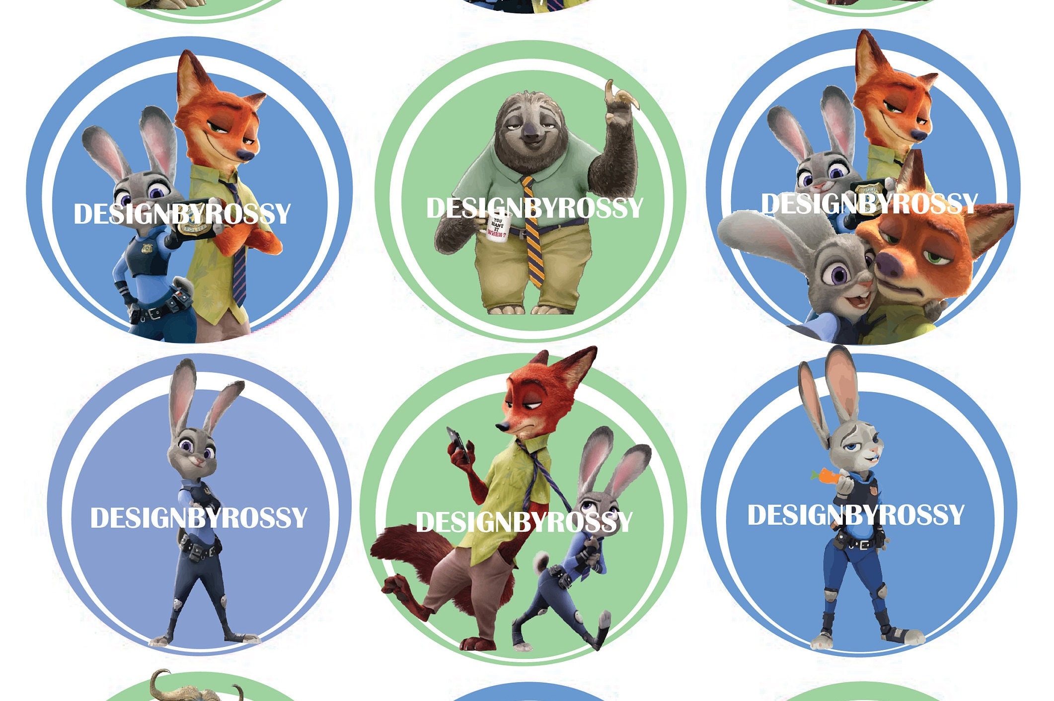 Actividades Imprimibles De Zootopia Página 4 | Plantillas De
