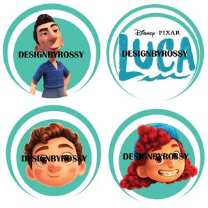 24 Luca Printable Digital Download | Printable Cupcake Toppers | Luca ...