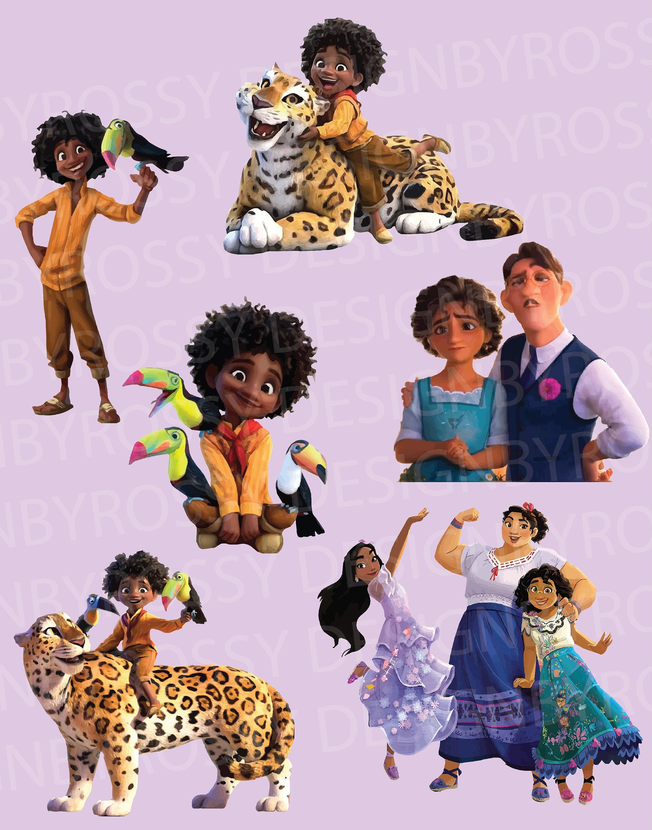 20 Encanto Family Digital Art Png Sublimationencanto Pngencanto ...