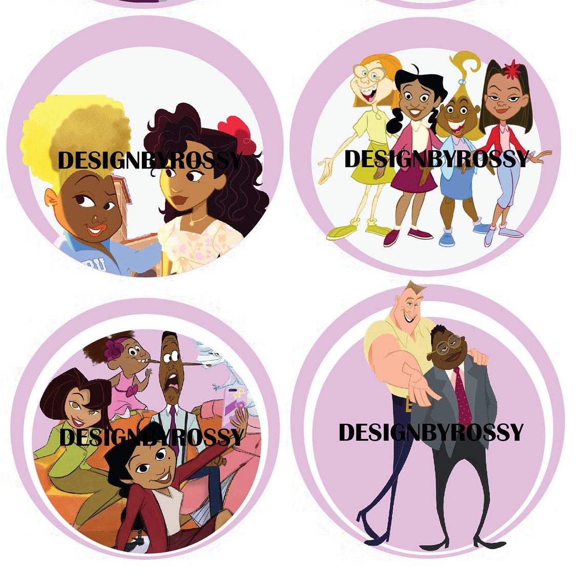 12 Proud Family Digital Download | Printable Cupcake Toppers ...