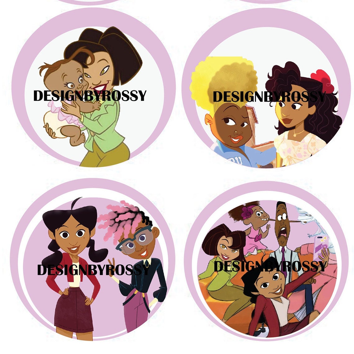 12 Proud Family Digital Download | Printable Cupcake Toppers ...