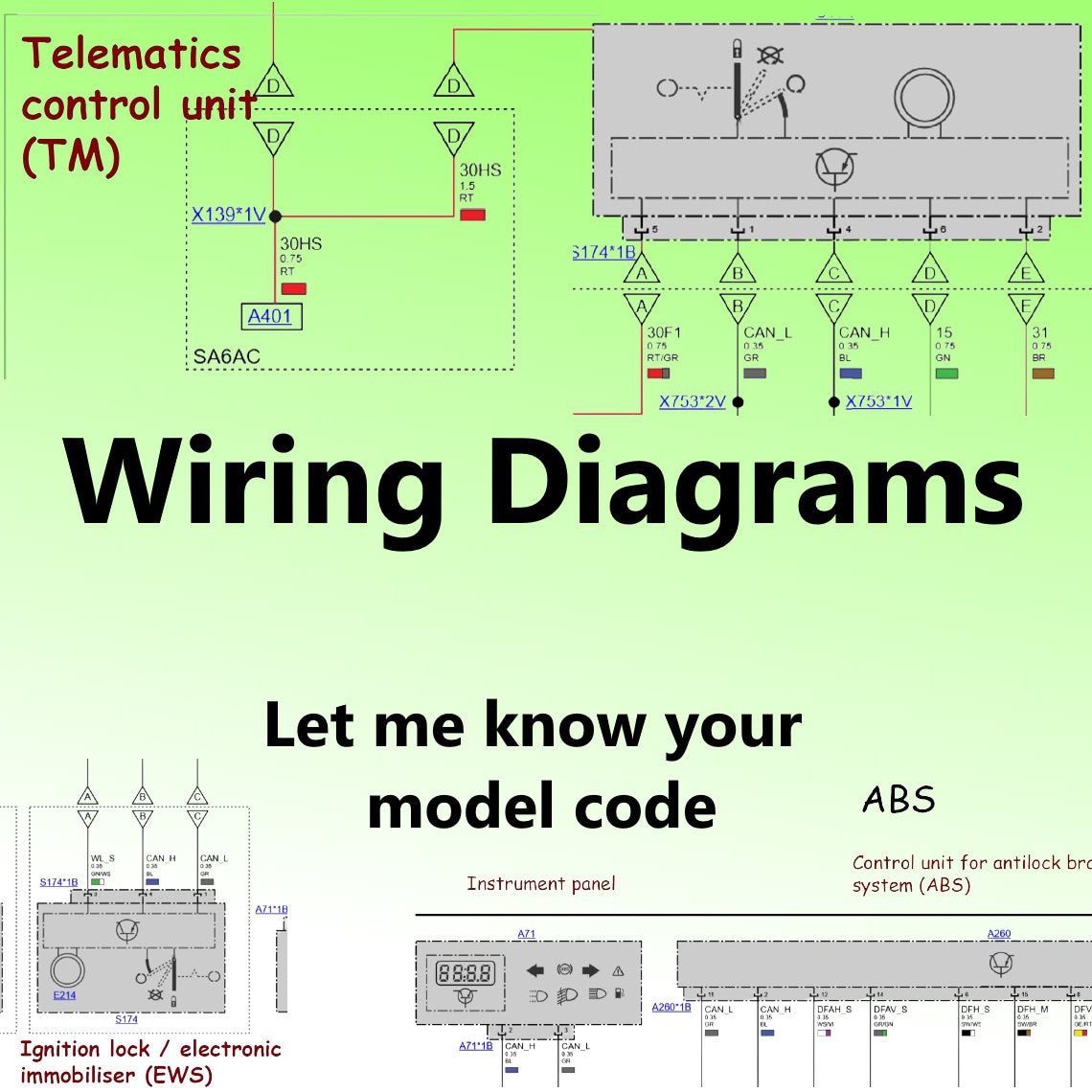 Wiring Diagram for BMW R 1250 RT 2018-2023 - Etsy