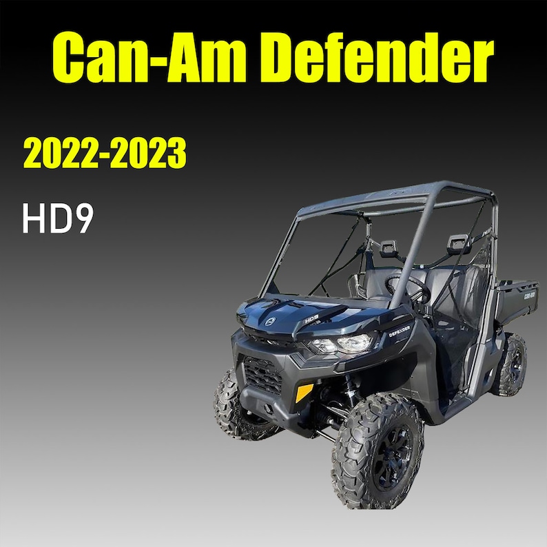 2023 Can-am Defender XT HD9 | 2022-2023 Service Manual - Etsy