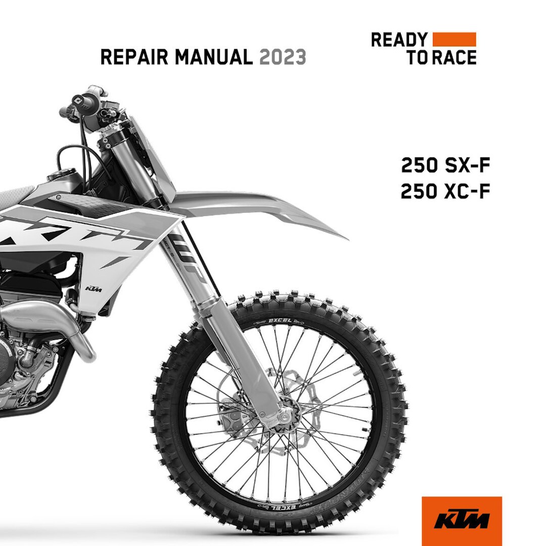 2023 Service Workshop Repair Manual for KTM 250 Sx-f / 250 Xc-f - Etsy