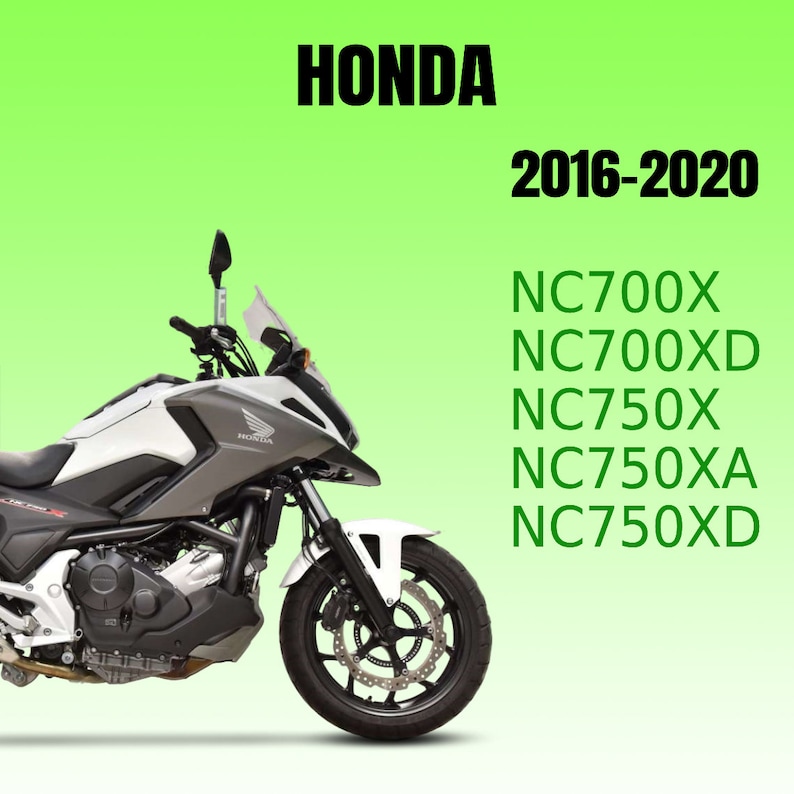 Honda NC700X NC700XD NC750X NC750XA/XD Workshop Manual 2016-2020 - Etsy