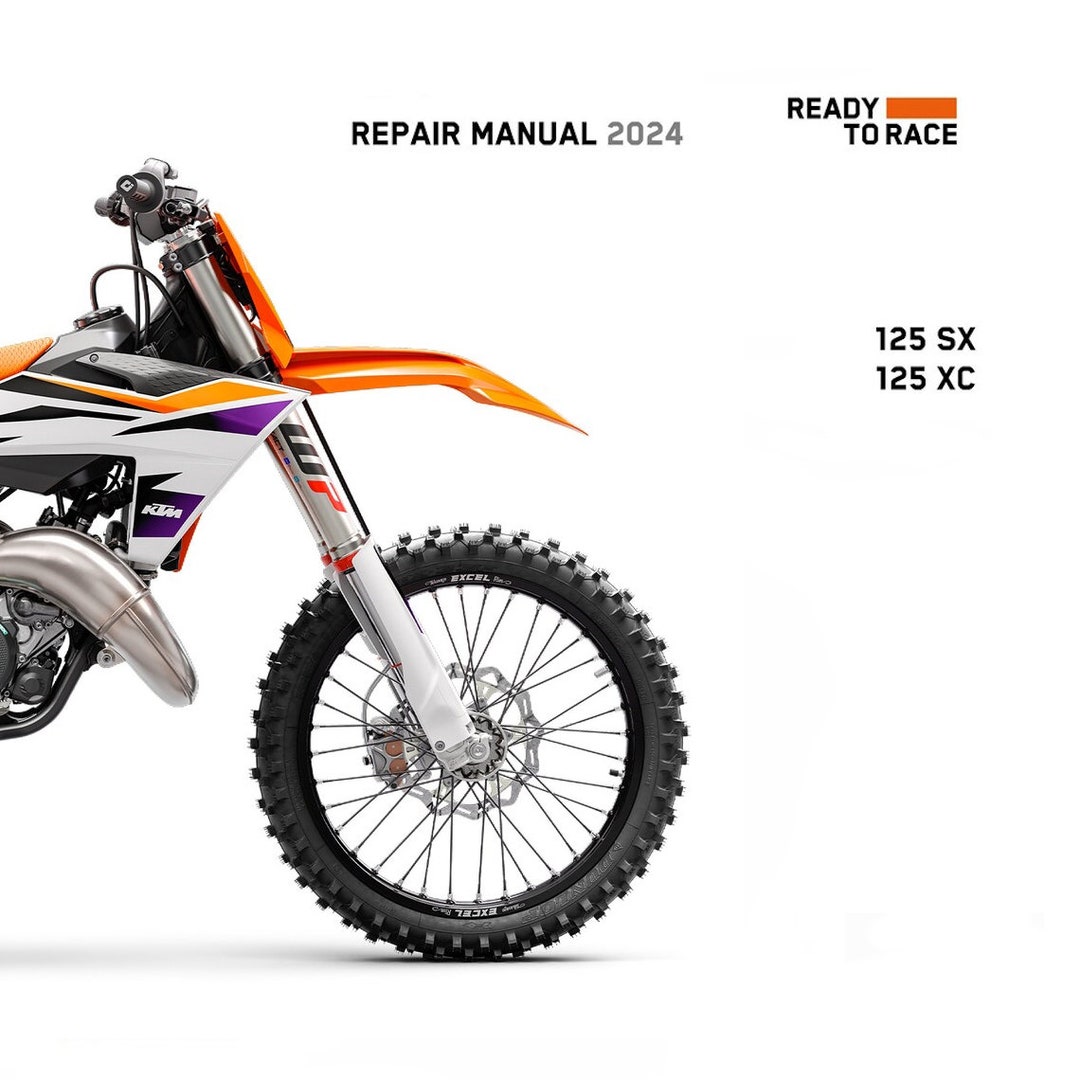 2024 KTM 125 SX 125 XC Workshop Manual - Etsy
