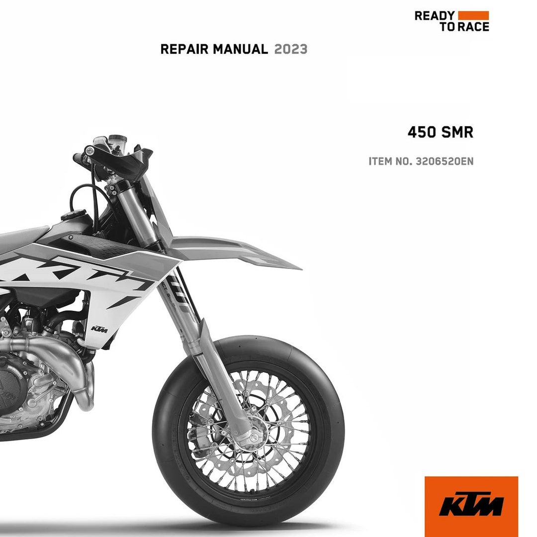 2023 KTM 450 Smr Workshop Service Manual - Etsy