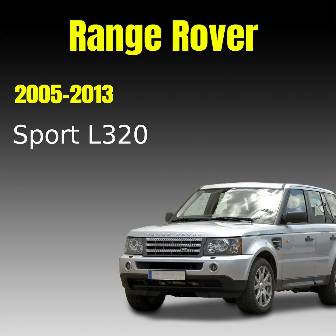 Workshop Manual for Range Rover Sport L320 2005-2013 - Etsy