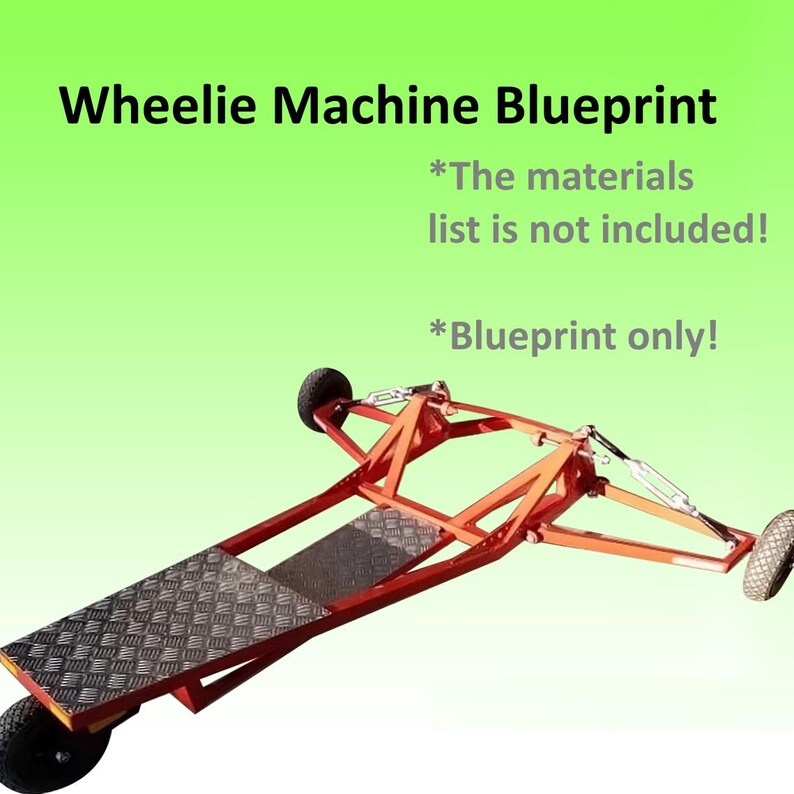 WHEELIE Machine for All Types of Bikes - PDF Plans Only - Etsy