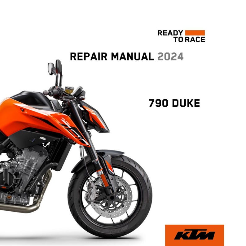2024 KTM 790 Duke Service Workshop Manual - Etsy