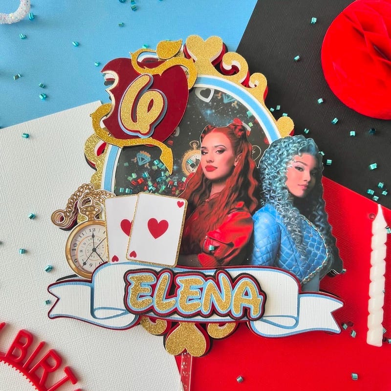 Descendants Cake Topper - Etsy