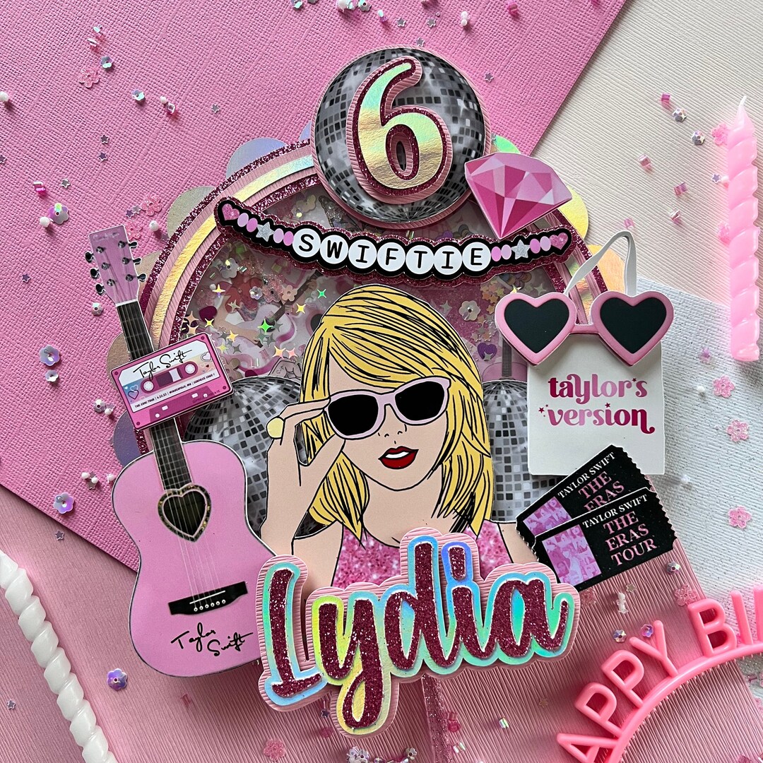 Swiftie Cake Topper Era Cake Topper Swiftie Party Fiesta de cumpleaños ...