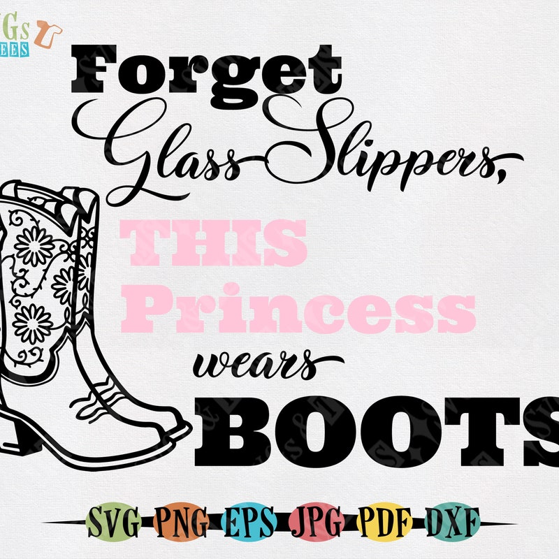 Glass Slipper Svg - Etsy