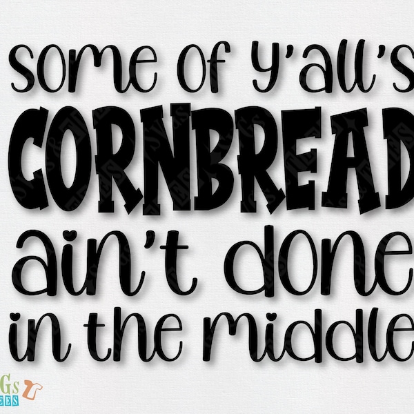 Cornbread Svg - Etsy