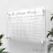 Custom Acrylic Wall To-do List, Clear Dry Erase Meal Planner ...
