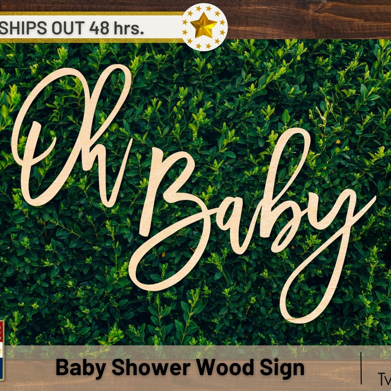Wood Baby Sign - Etsy