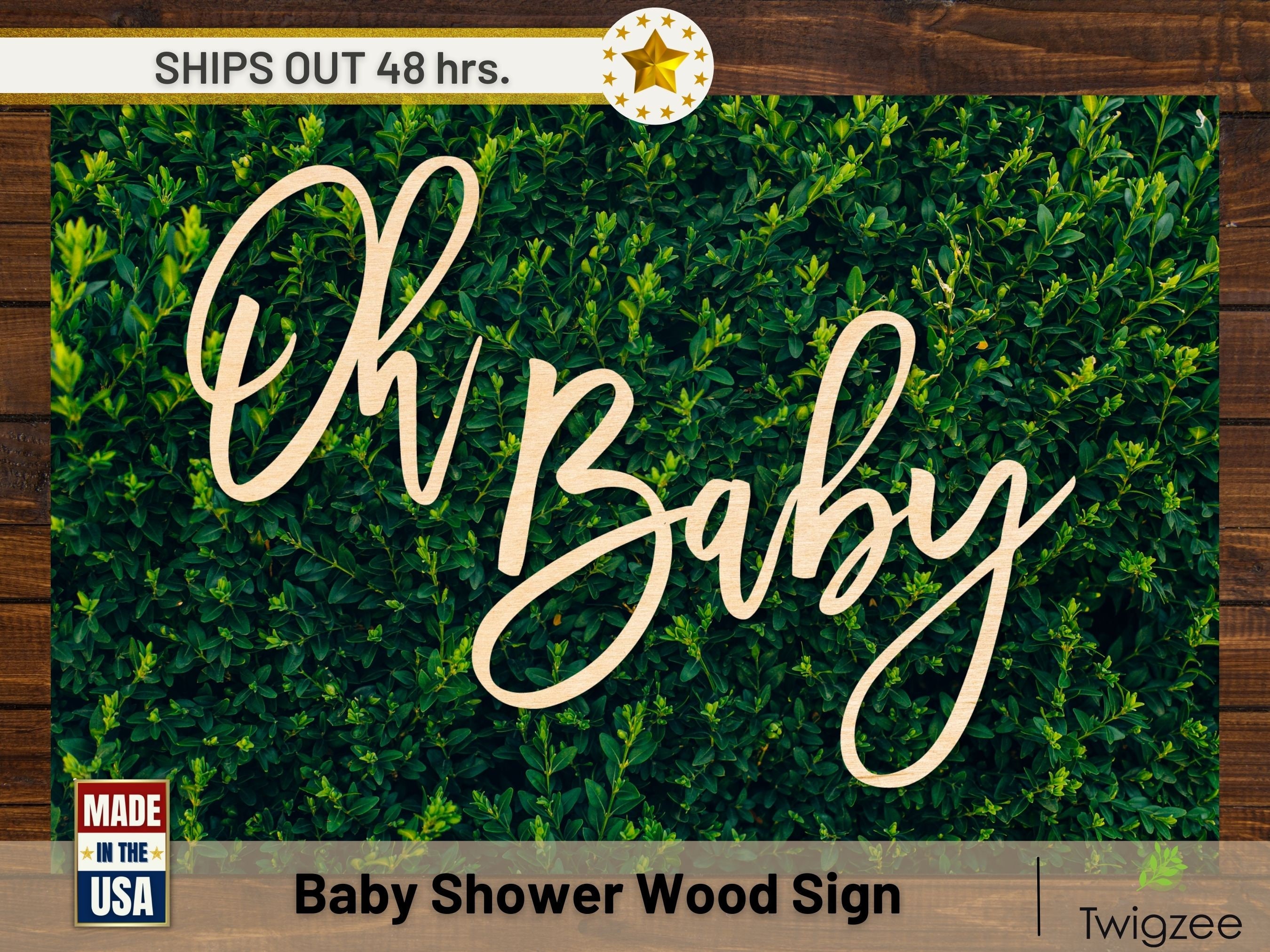Oh Baby Sign Baby Shower Sign Baby Shower Decor Sprinkle - Etsy