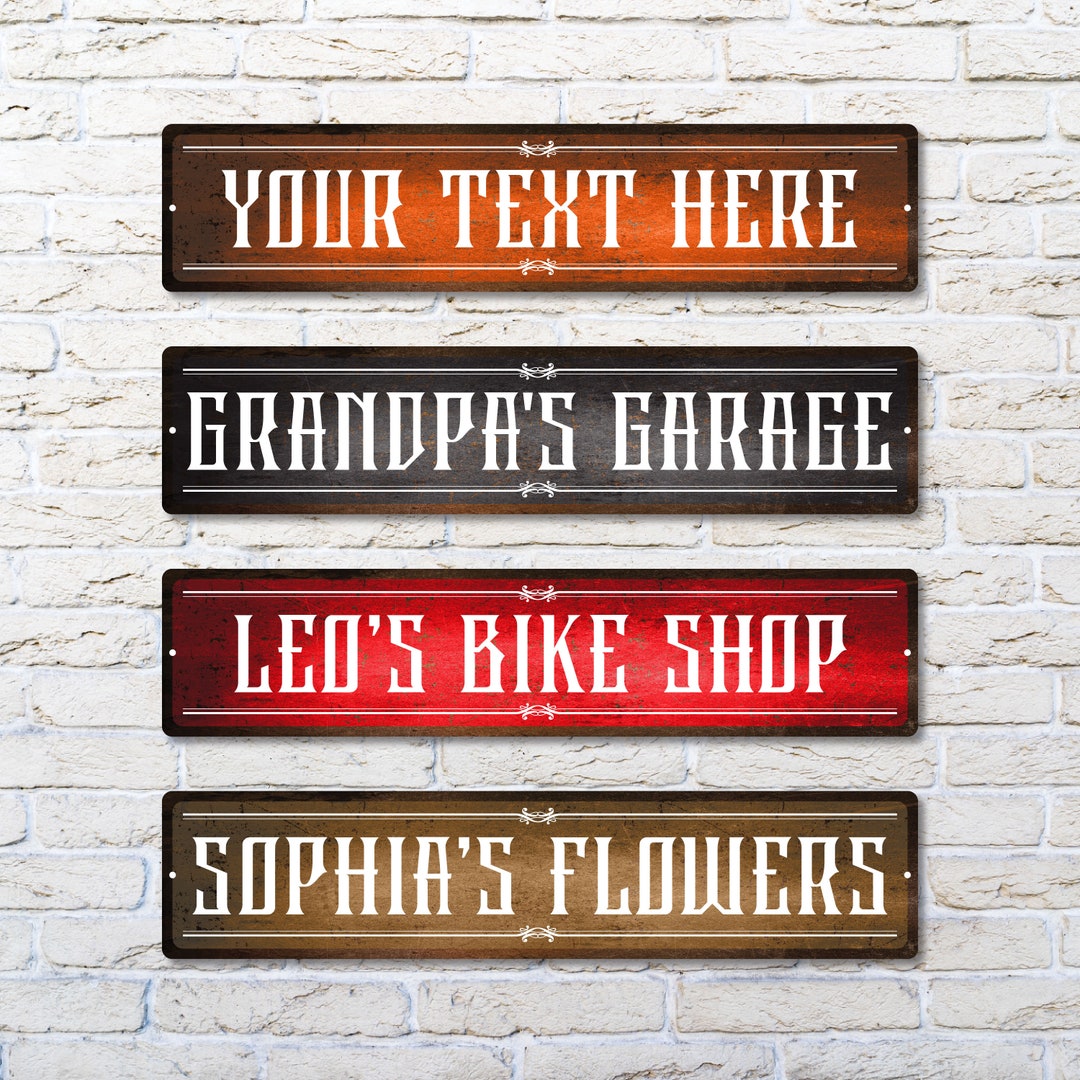 Custom Road Signs I Personalized Road Sign I Custom Metal Street Sign I ...