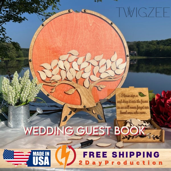 Tree Guest Book - Etsy