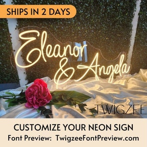Custom Neon Sign | Neon Bedroom Sign | Neon Light | Personalized Gifts ...