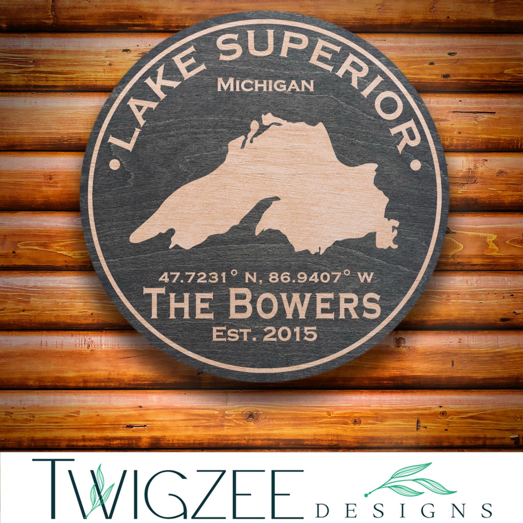 Custom Lake Sign I Use Any Lake | Lake Gifts | Family Lake House Sign ...