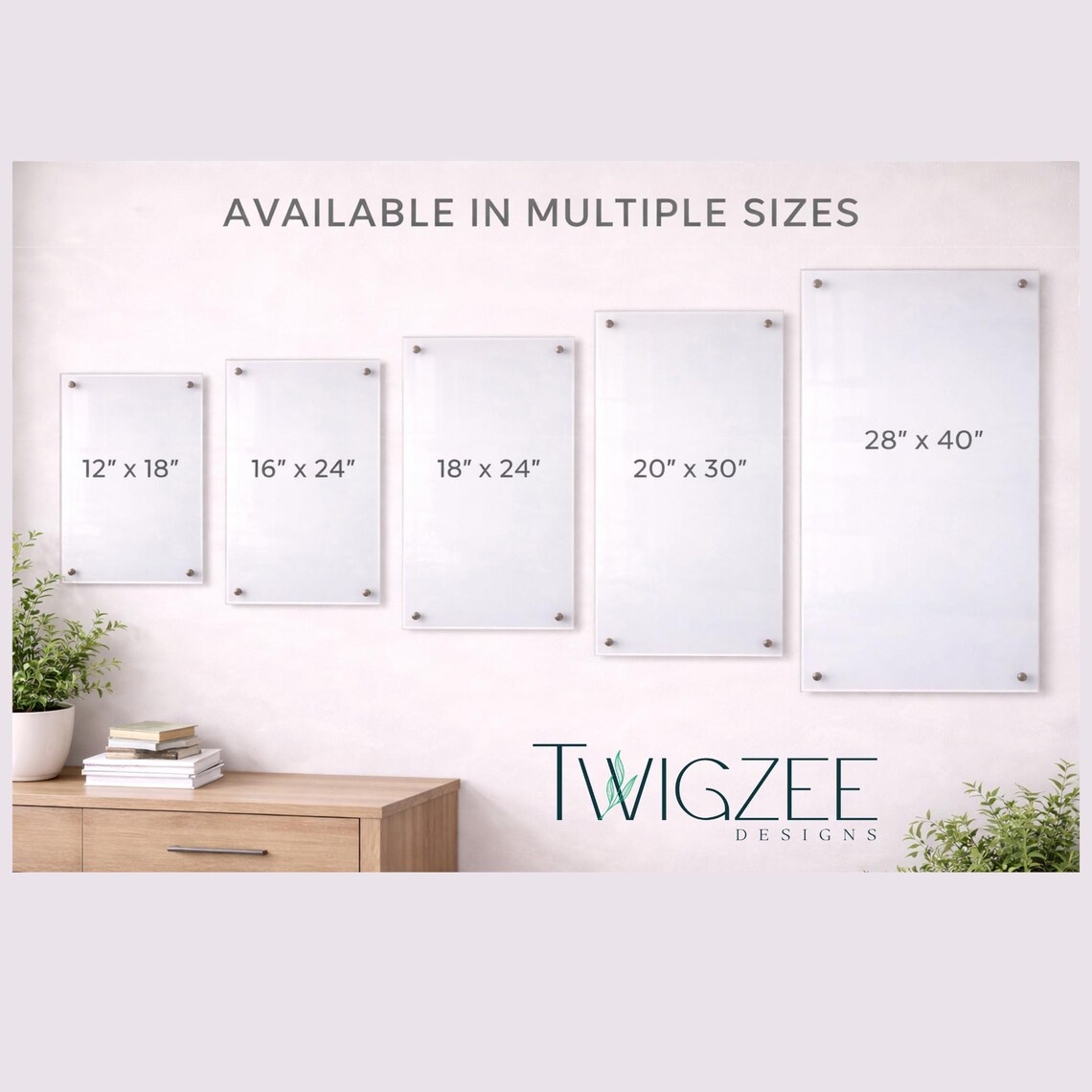 Custom Acrylic Floating Wall Board – Clear Acrylic Sign for Home ...