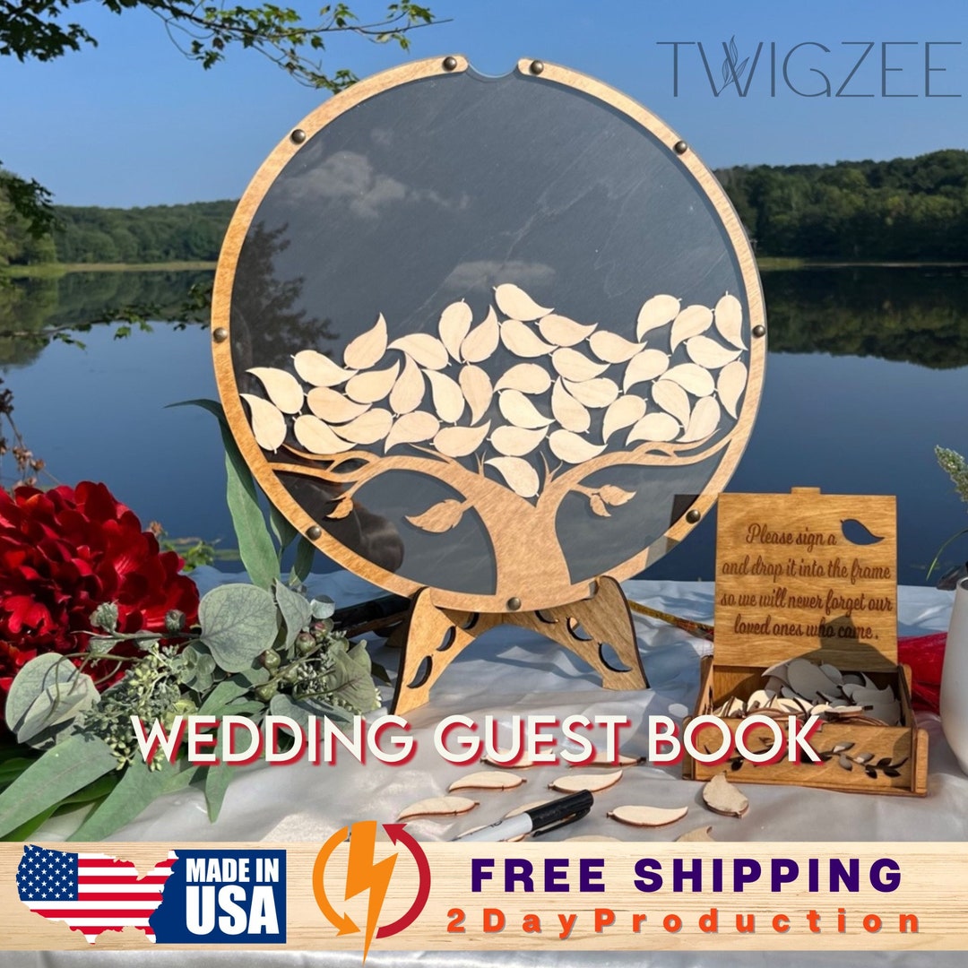 Tree of Life Guest Book, Custom Wedding Guest Book, Family Tree Guest ...