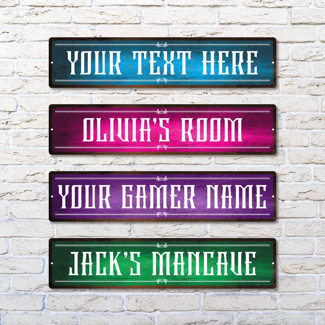 Custom Road Signs I Personalized Road Sign I Custom Metal Street Sign I ...