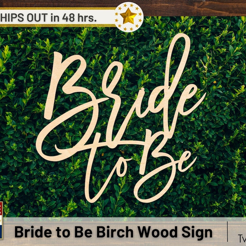 Bride to Be Wood Sign - Etsy