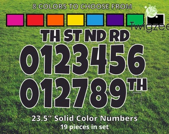 Large Yard Sign Numbers - Etsy